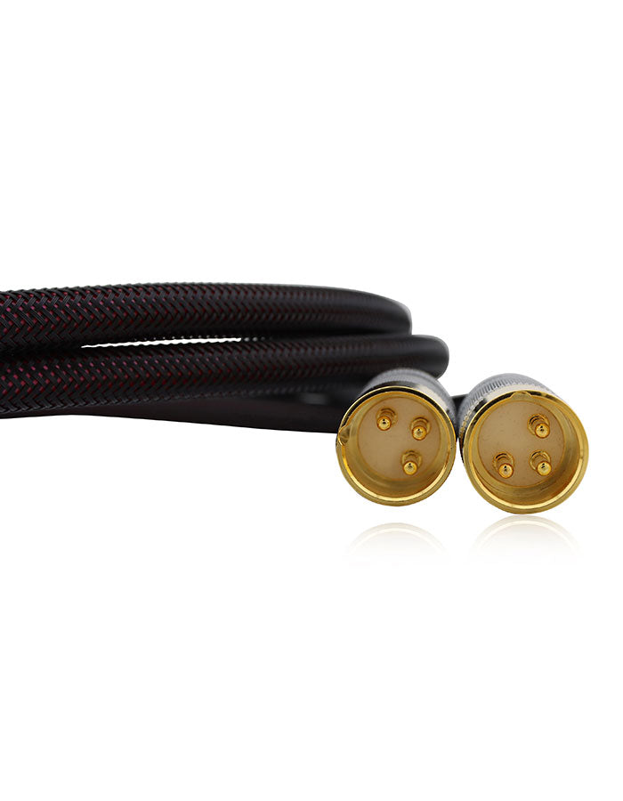 AAC Copper Cryo Interconnect Cable Pair Gold XLR – Audio Art Cable USA