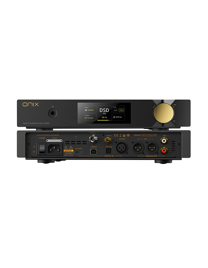 ONIX Zenith XDA20 High-End DAC / Headphone Amplifier – Audio Art Cable