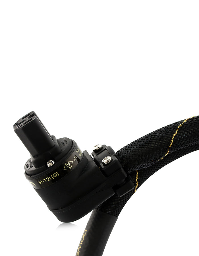 AAC power1 e Cryo AC Cable with Gold 15A US Male, 15A IEC (Right Angle ...