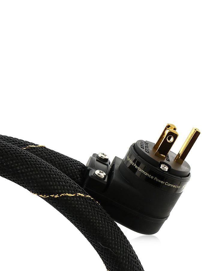 AAC power1 e Cryo AC Cable with Gold 15A US Male, 15A IEC (Right Angle ...