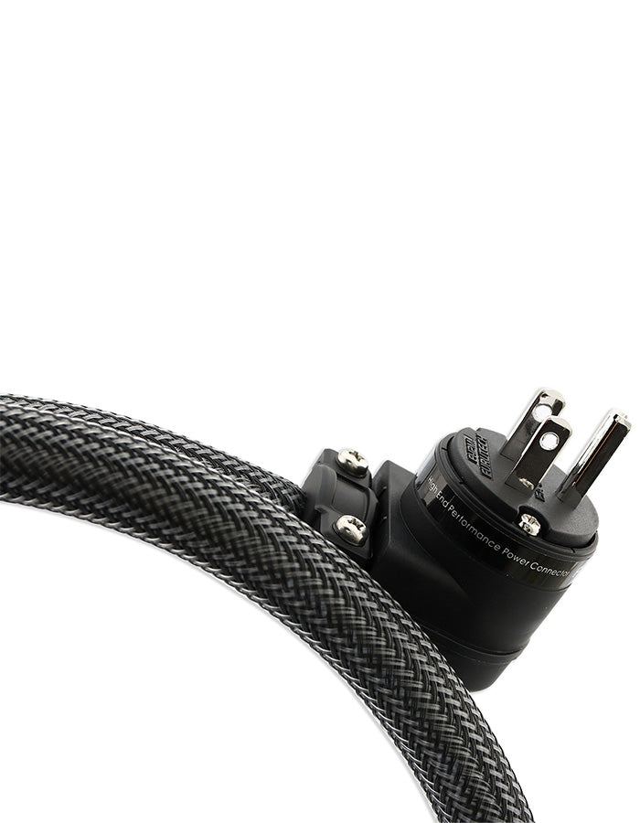 AAC power1 e Cryo AC Cable with Rhodium 15A US Male. 15A IEC (Right An ...